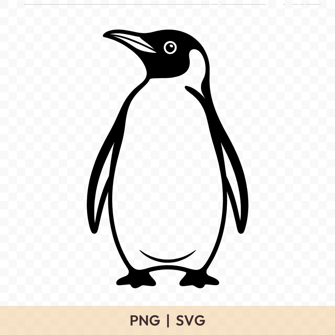 Penguin SVG: Penguin Cut File, Penguin PNG, Penguin Silhouette, Penguin ...