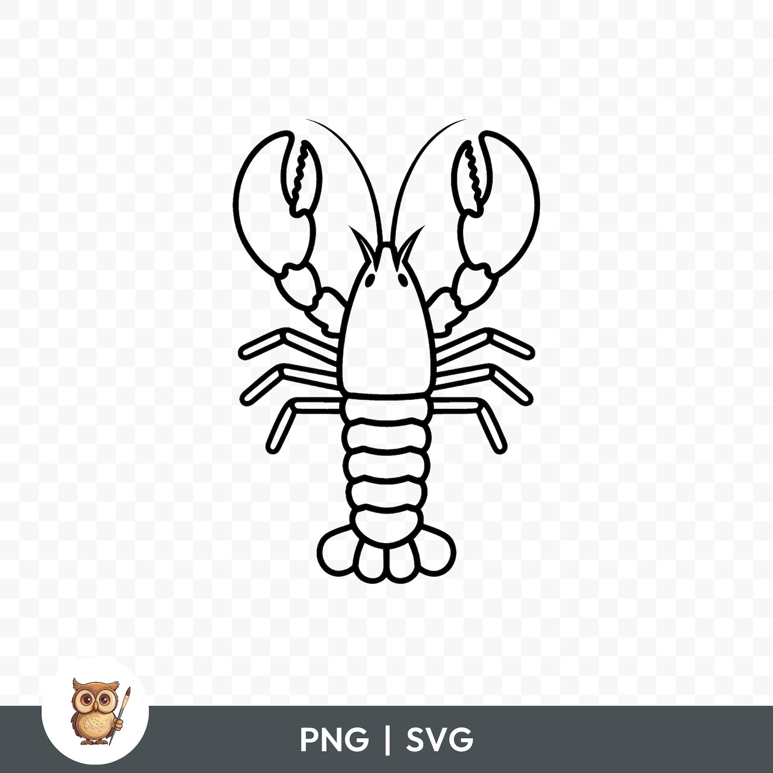 Lobster SVG Bundle, Lobster Outline Clipart, 15 Lobster Cut Files for ...