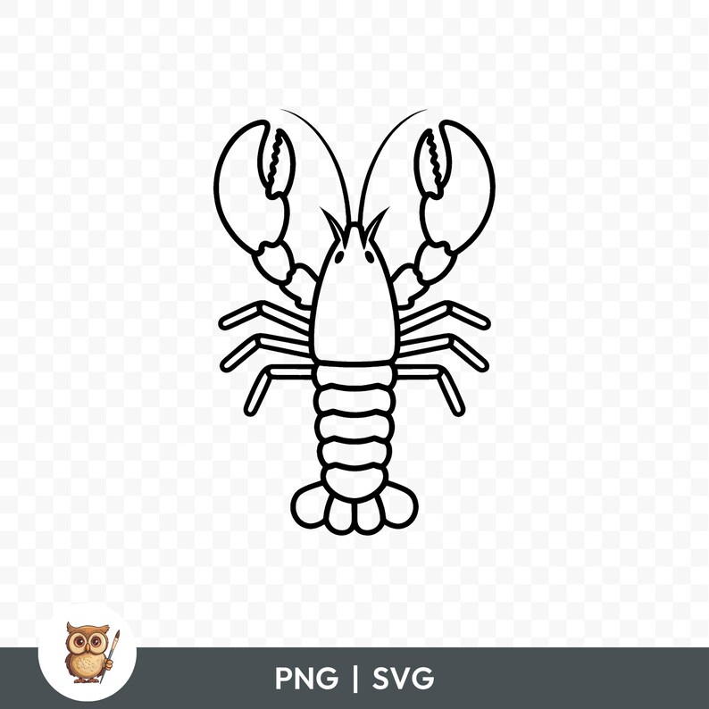 Lobster SVG Bundle, Lobster Outline Clipart, 15 Lobster Cut Files for ...