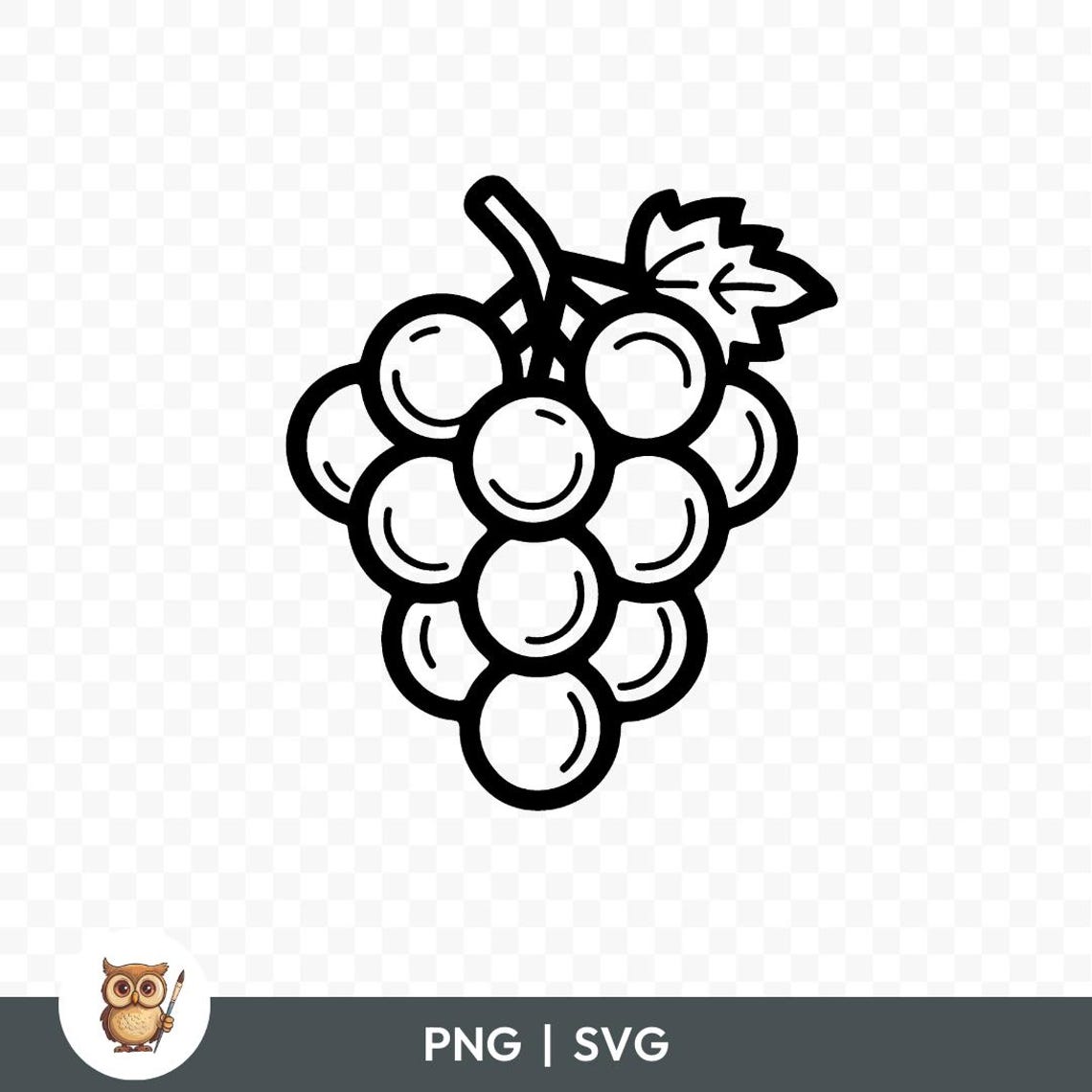 Bunch of Grapes SVG Bundle, Grapes Clipart, 15 Grapes Cut Files for ...