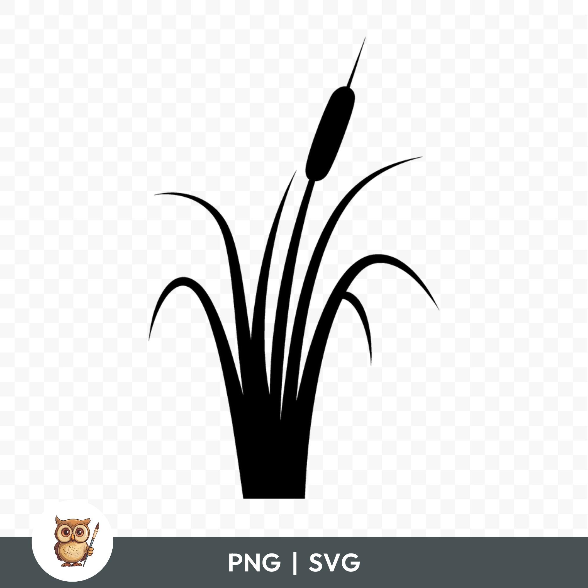 Cattail Silhouette SVG Bundle, Cattail Clipart, 15 Cattail Cut Files ...