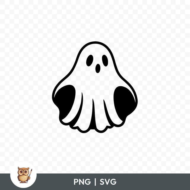 Ghost SVG Bundle, Ghost Clipart, 15 Ghost Cut Files for Cricut, PNG and ...