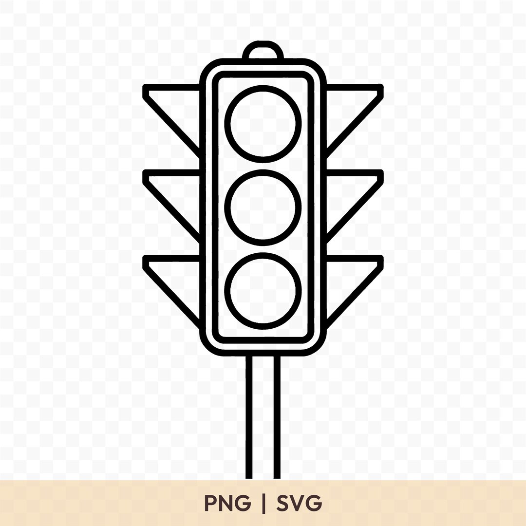 Traffic Light SVG: Traffic Lights Cut File, Traffic Light PNG, Traffic ...
