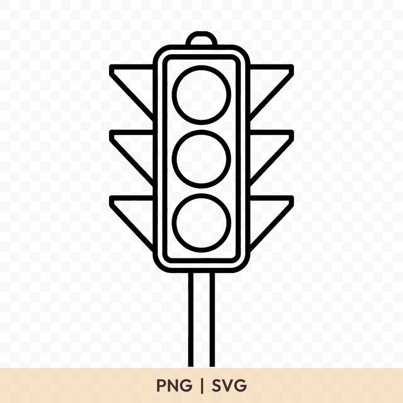 Traffic Light SVG: Traffic Lights Cut File, Traffic Light PNG, Traffic ...