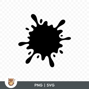 Splat SVG Bundle, Paint Splat Clipart, 15 Splat Cut Files for Cricut ...