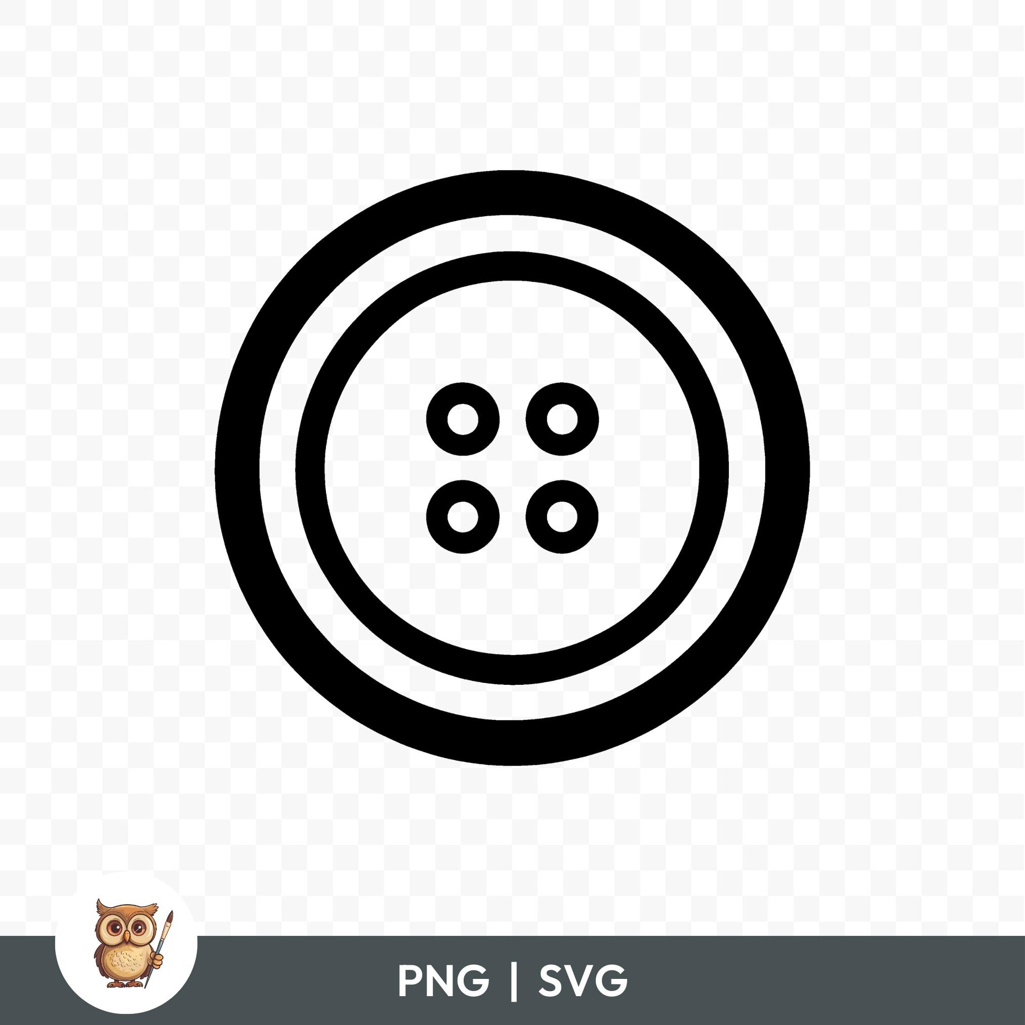 Sewing Buttons SVG Bundle, Buttons Clipart, 15 Button Cut Files for ...