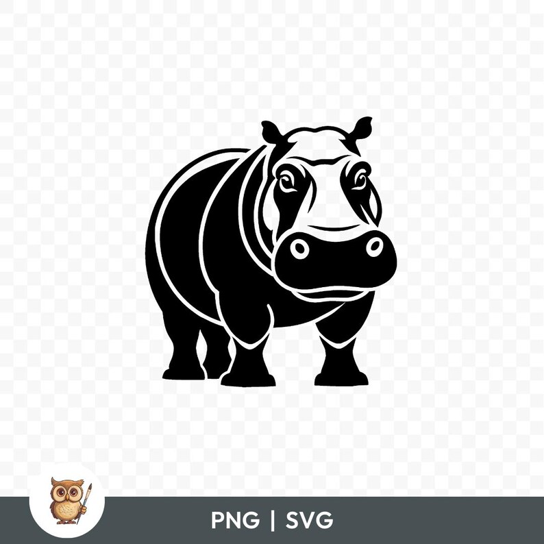 Hippopotamus SVG Bundle, Hippo Clipart, 15 Hippo Cut Files for Cricut ...