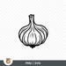 Garlic SVG Bundle, Garlic Clipart, 15 Garlic Cut Files for Cricut, PNG ...