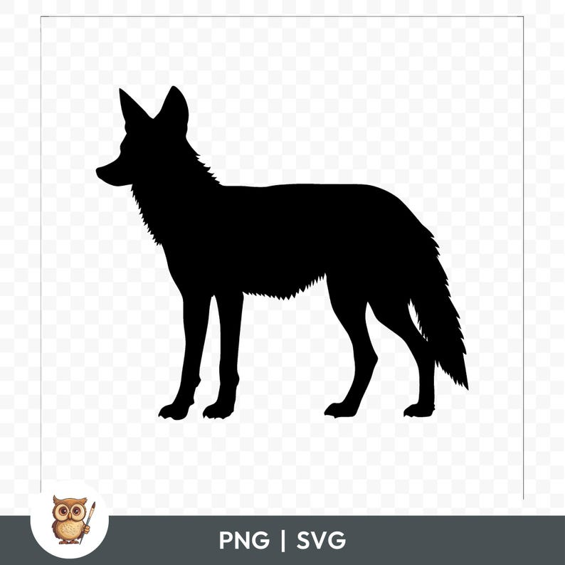 Coyote SVG Bundle, Coyote Silhouette Clipart, 15 Coyote Cut Files for ...