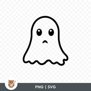 Ghost SVG Bundle, Ghost Clipart, 15 Ghost Cut Files for Cricut, PNG and ...