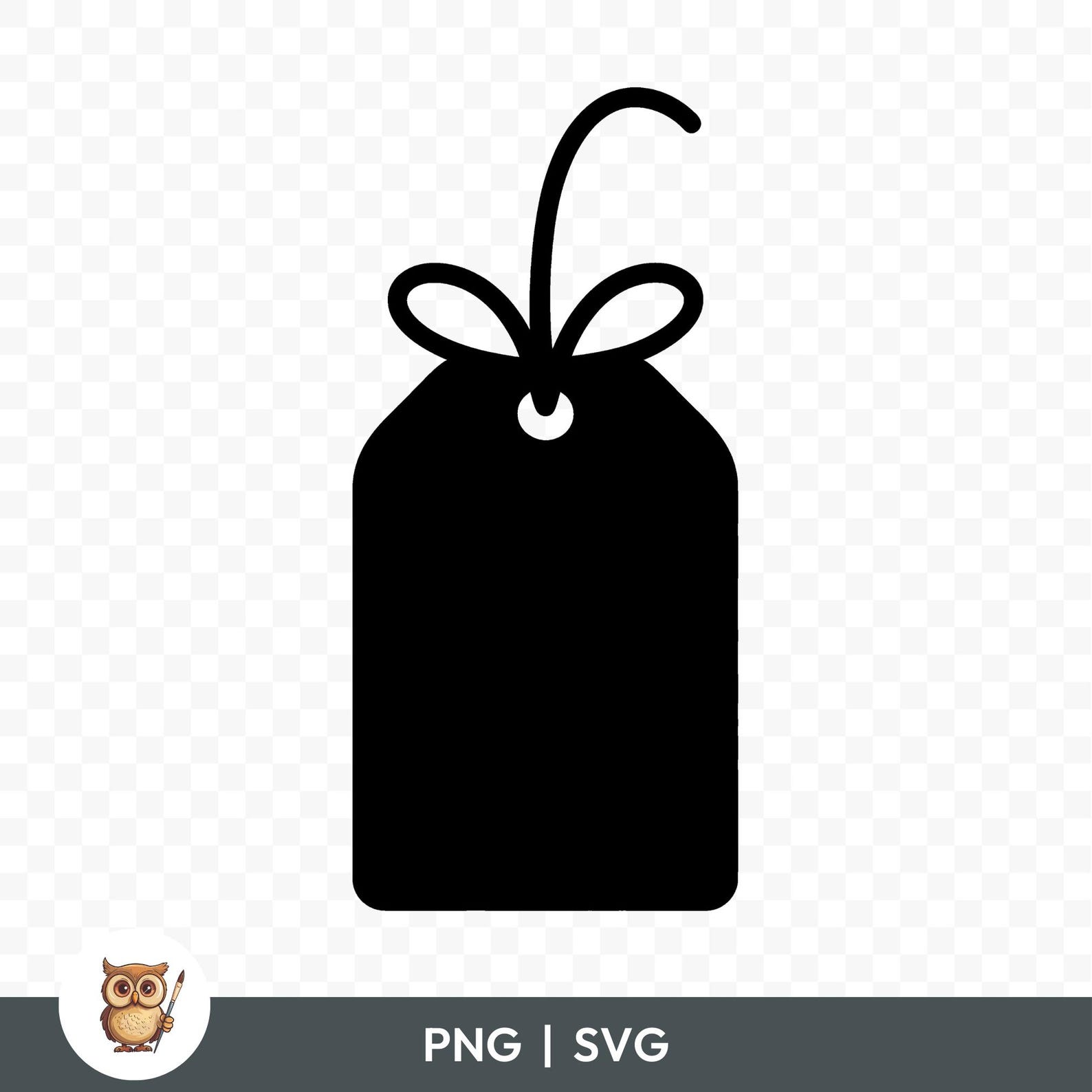 Gift Tag Silhouette SVG Bundle, Gift Tag Clipart, 15 Gift Tag Cut Files ...