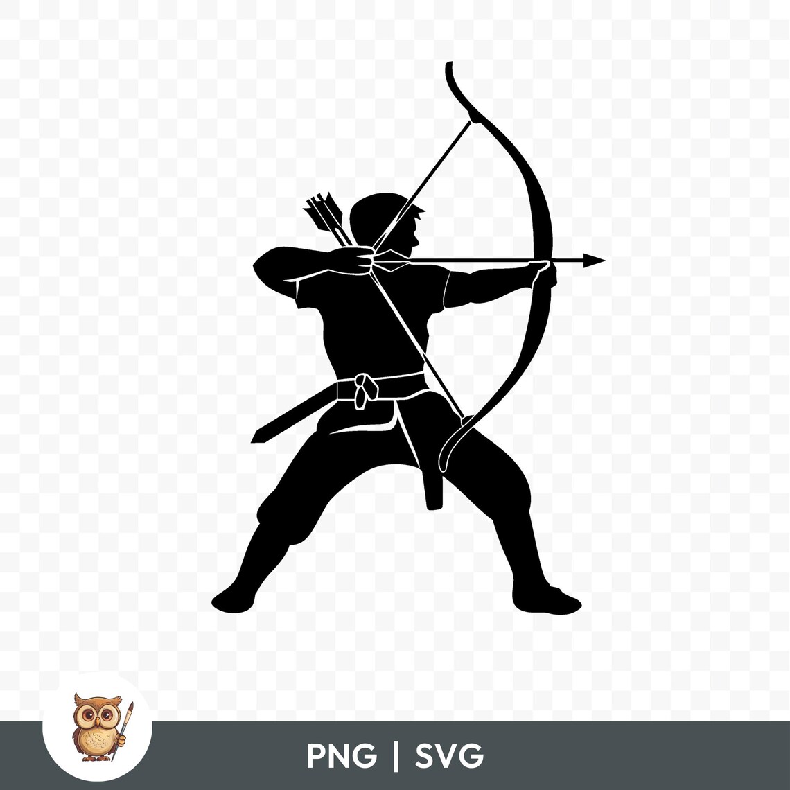 Archer SVG Bundle, Archer Clipart, 15 Archery Cut Files for Cricut, PNG ...