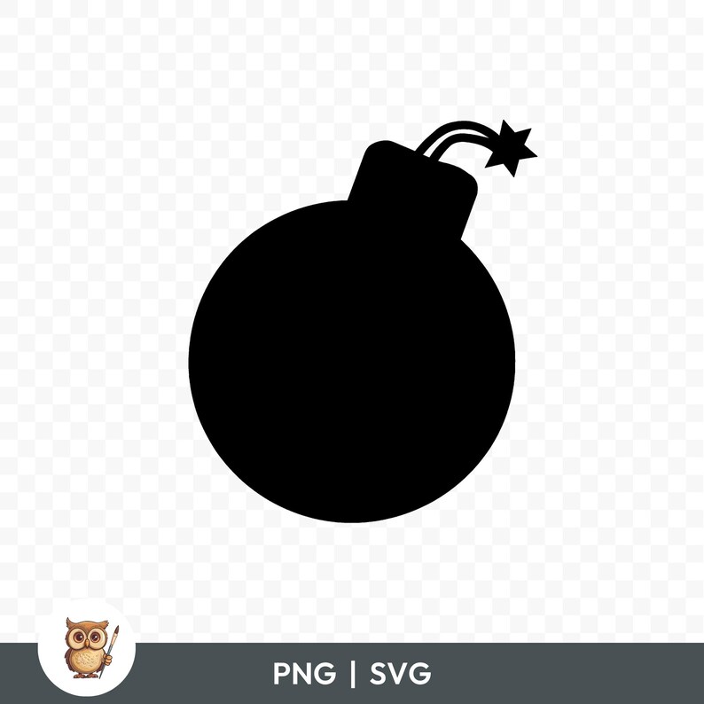 Bomb SVG Bundle, Bomb Clipart, 15 Cartoon Bomb Cut Files for Cricut ...
