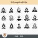 Campfire SVG Bundle, Campfire Clipart, 15 Campfire Cut Files for Cricut ...