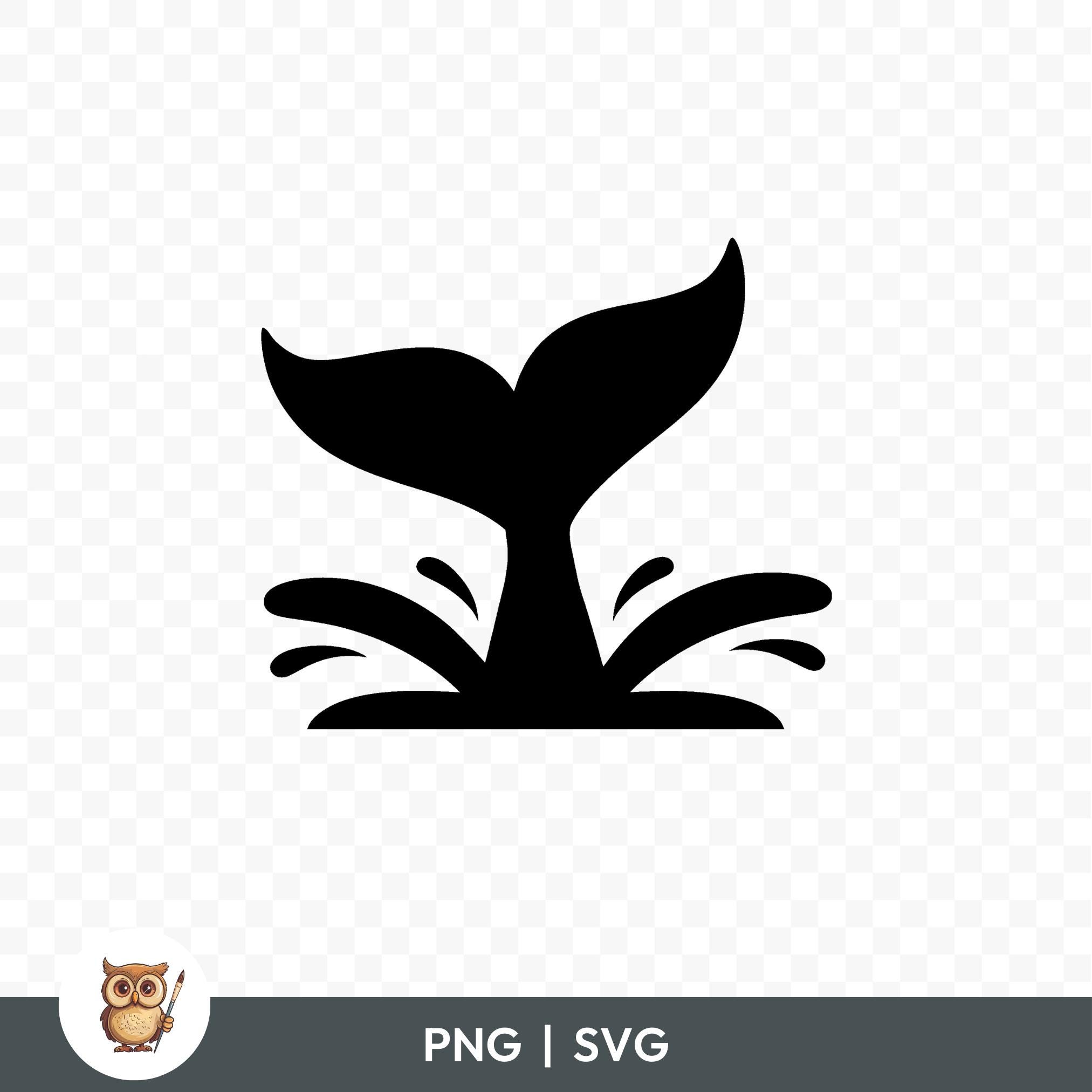 Whale Tail SVG Bundle, Whale Tail Splash Clipart, 15 Whale Cut Files ...