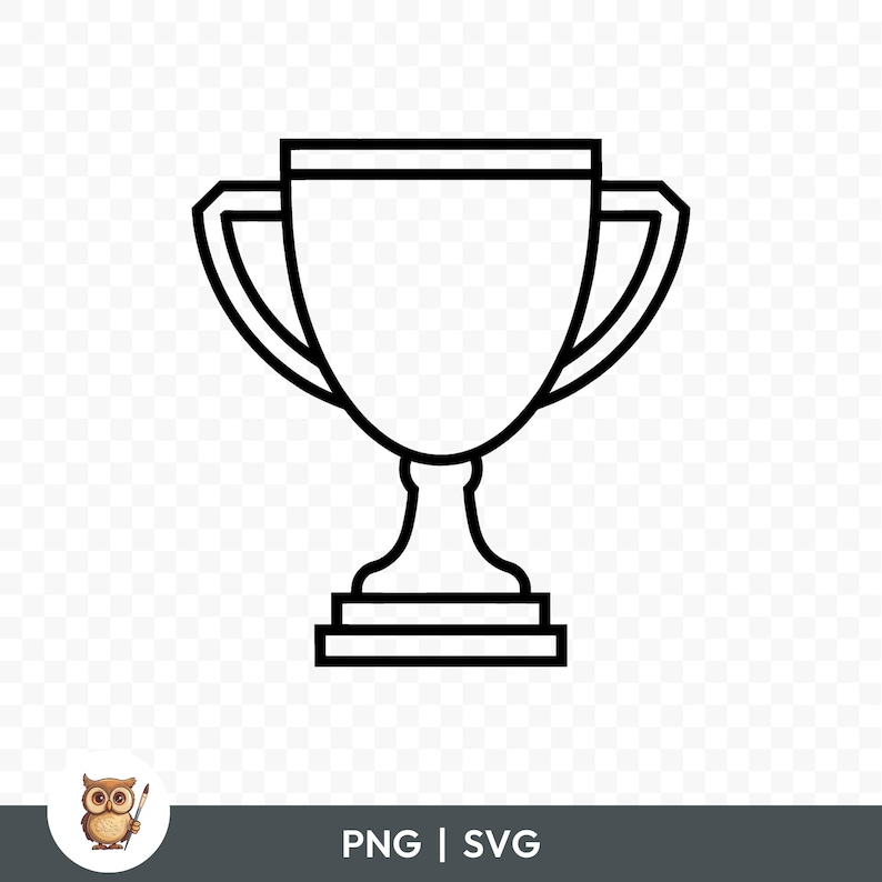 Trophy SVG Bundle, Simple Trophy Clipart, 15 Trophy Cut Files for ...