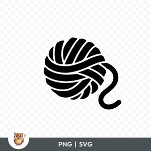 Ball of Yarn SVG Bundle, Knitting Yarn Clipart, 15 Yarn Cut Files for ...