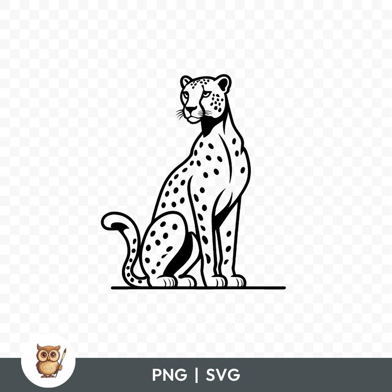 Cheetah SVG Bundle, Cheetah Clipart, 15 Cheetah Cut Files for Cricut ...