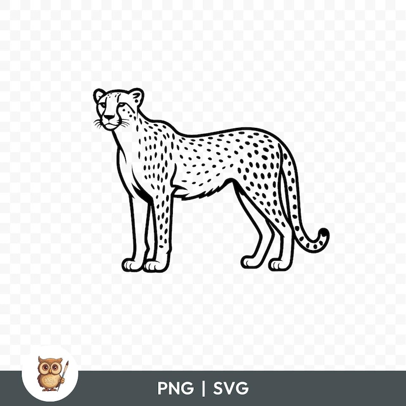 Cheetah SVG Bundle, Cheetah Clipart, 15 Cheetah Cut Files for Cricut ...