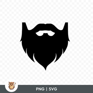 Beard SVG Bundle, Beard Clipart, 15 Beard Cut Files for Cricut, PNG and ...