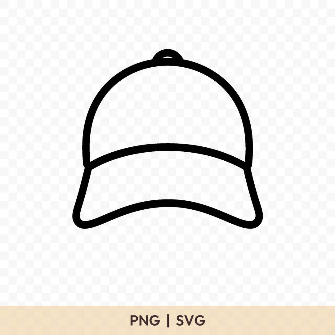 Baseball Cap SVG: Baseball Cap Cut File, Baseball Cap PNG, Baseball Cap ...