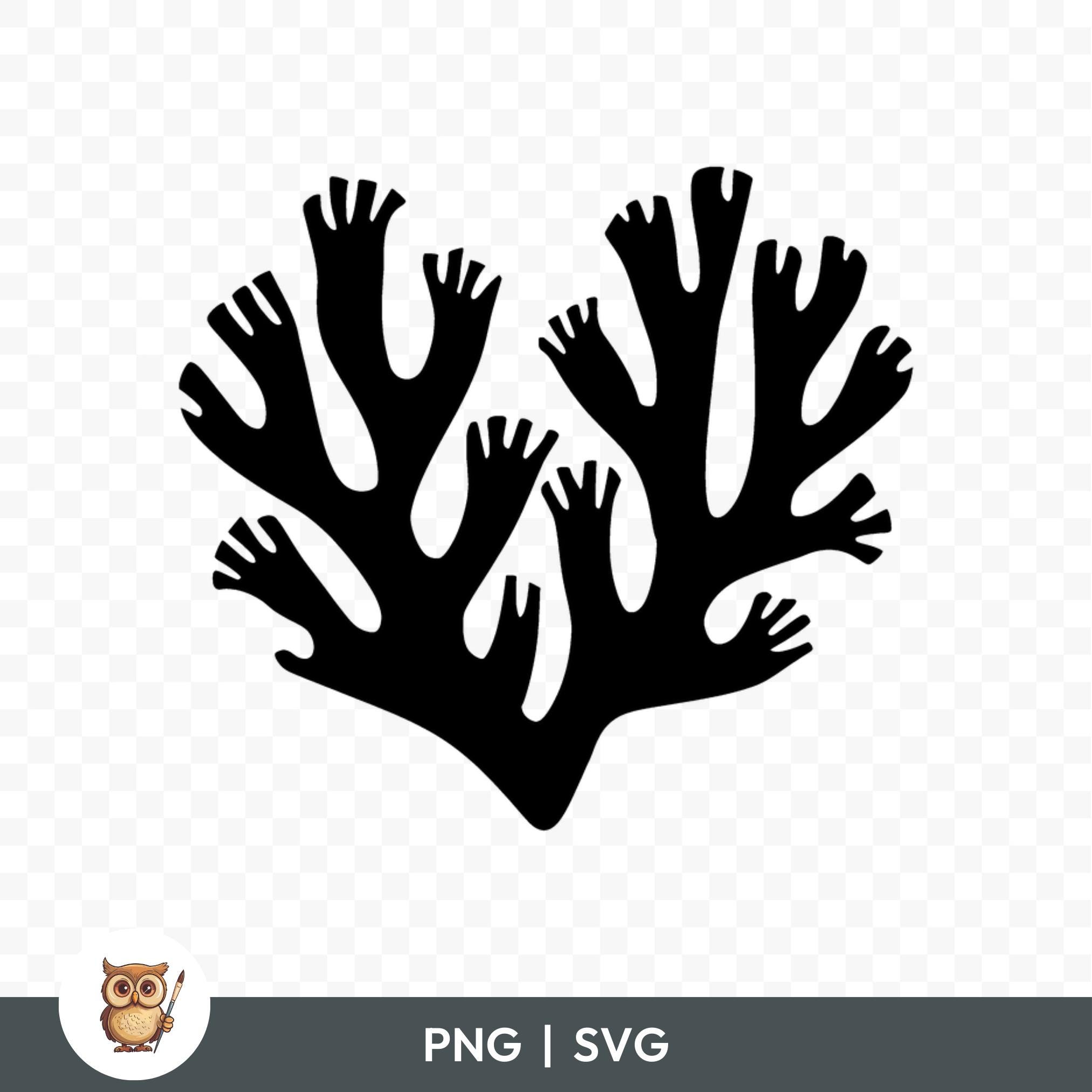 Coral Silhouette SVG Bundle, Coral Clipart, 15 Coral Cut Files for ...