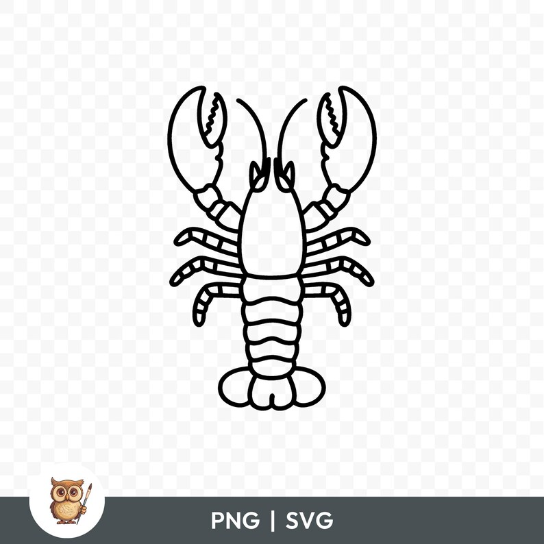 Lobster SVG Bundle, Lobster Outline Clipart, 15 Lobster Cut Files for ...