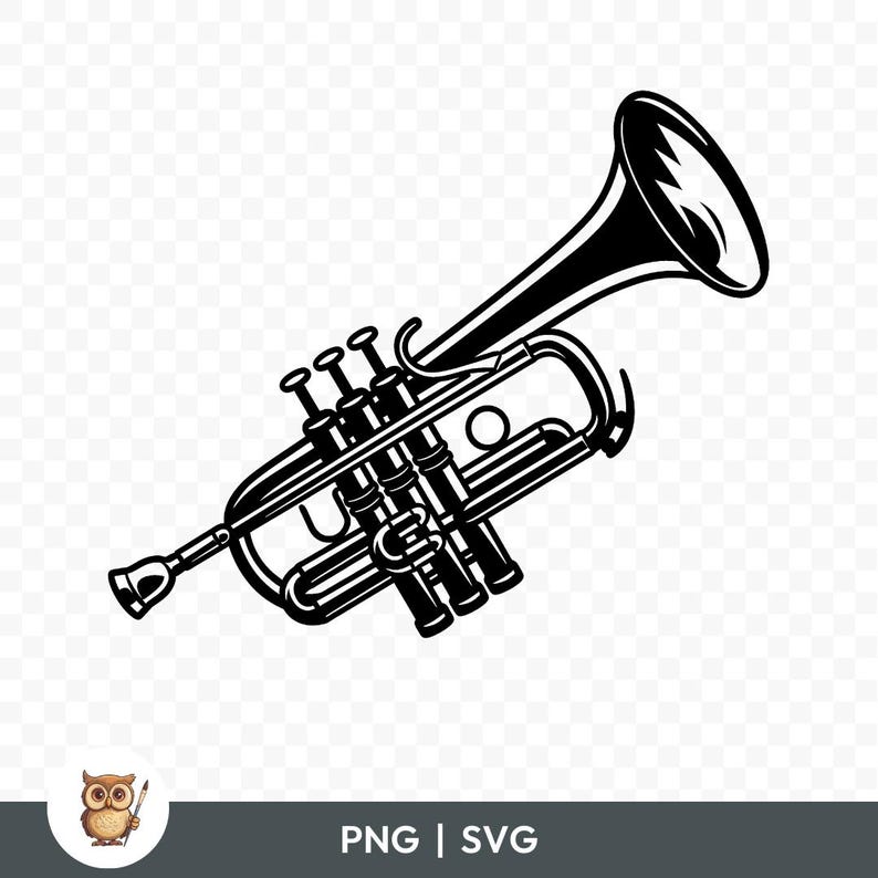 Trumpet SVG Bundle, Trumpet Clipart, 15 Trumpet Cut Files for Cricut ...