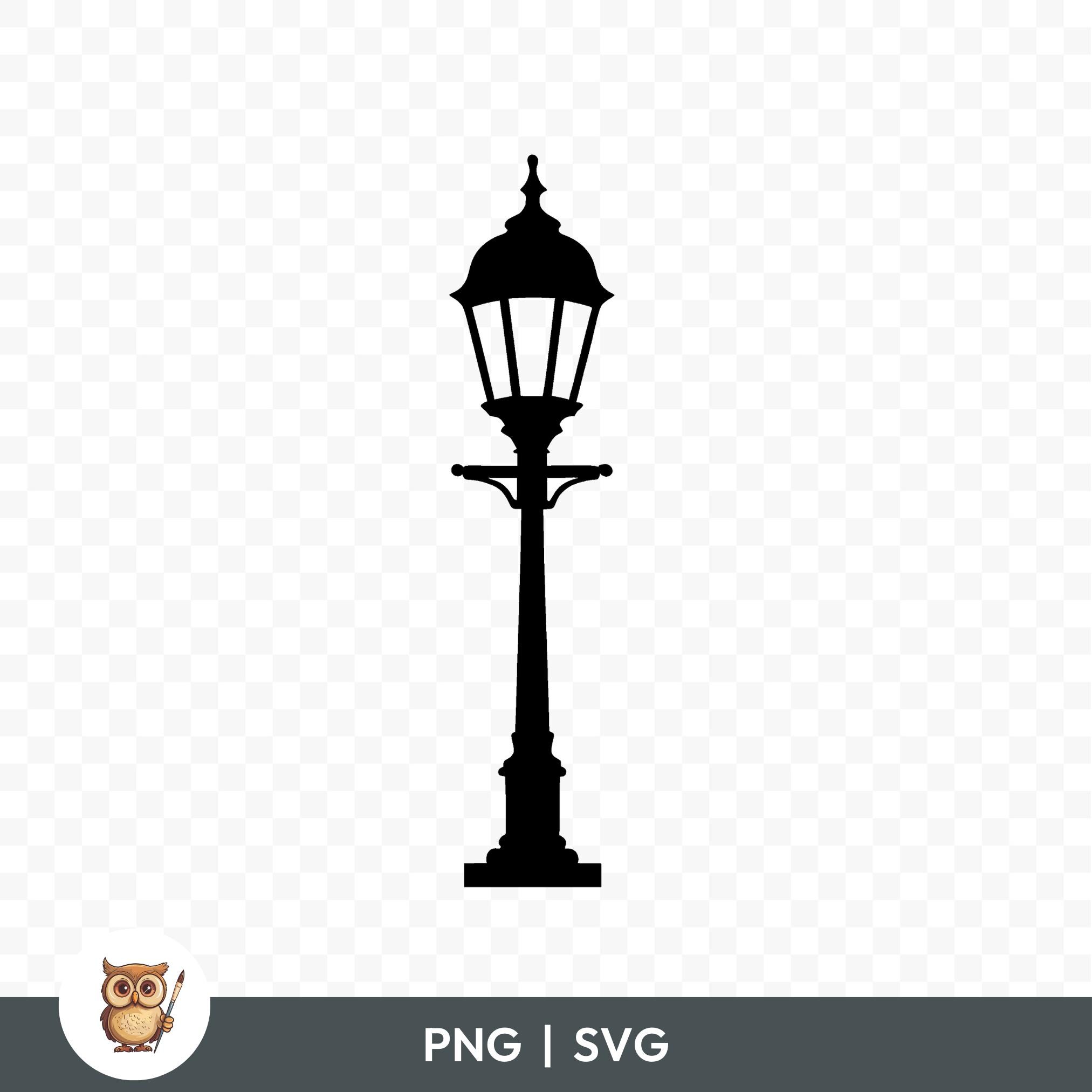Street Lamp SVG Bundle, Lamp Clipart, 15 Street Lamp Cut Files for ...