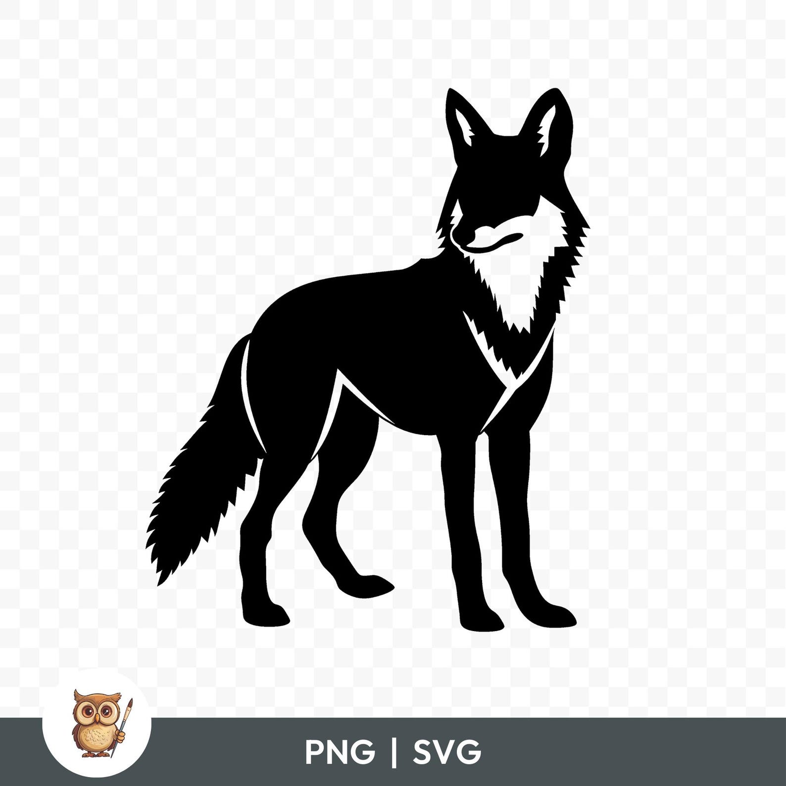 Coyote SVG Bundle, Coyote Silhouette Clipart, 15 Coyote Cut Files for ...