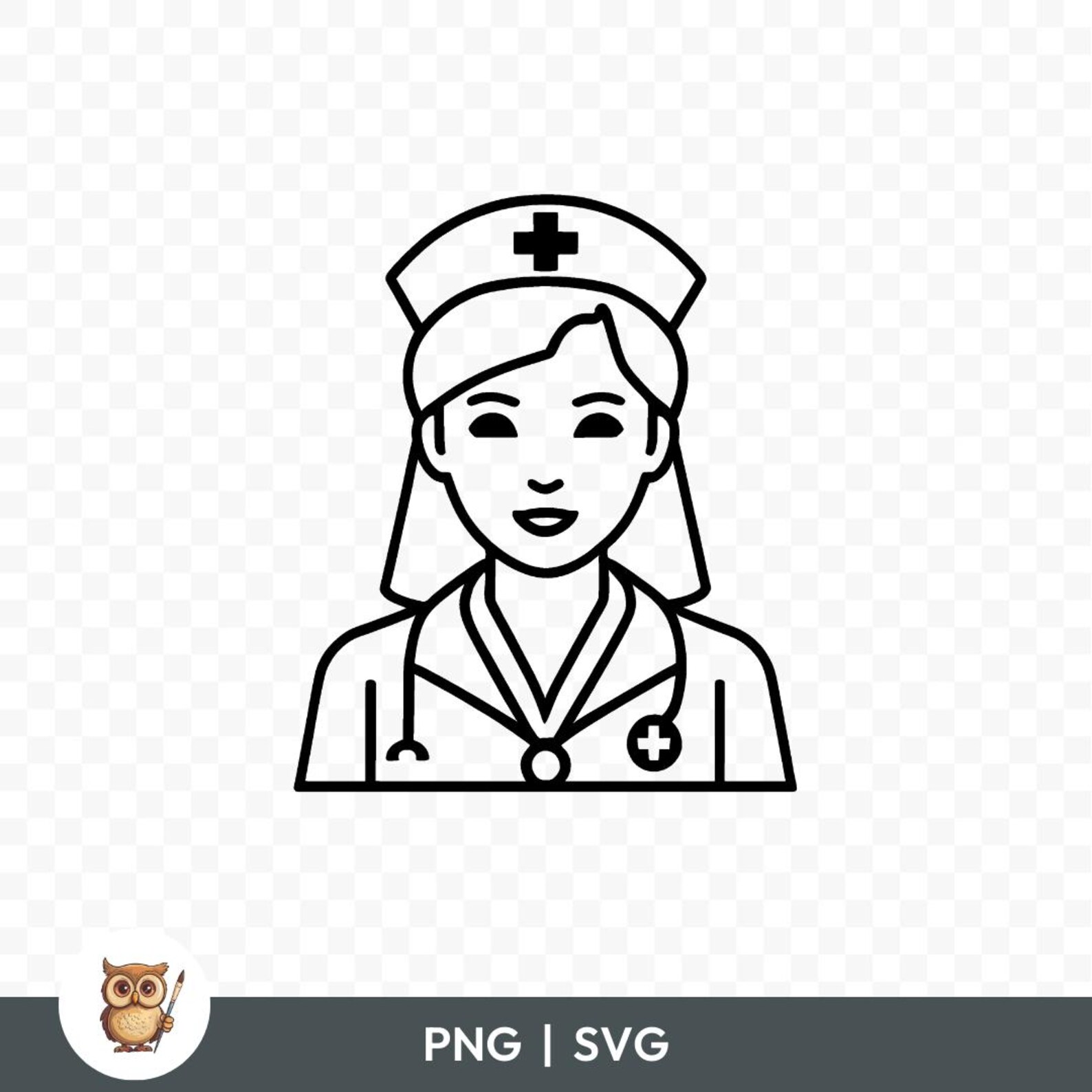 Female Nurse SVG Bundle, Nurse Clipart, 15 Nurse Cut Files for Cricut ...