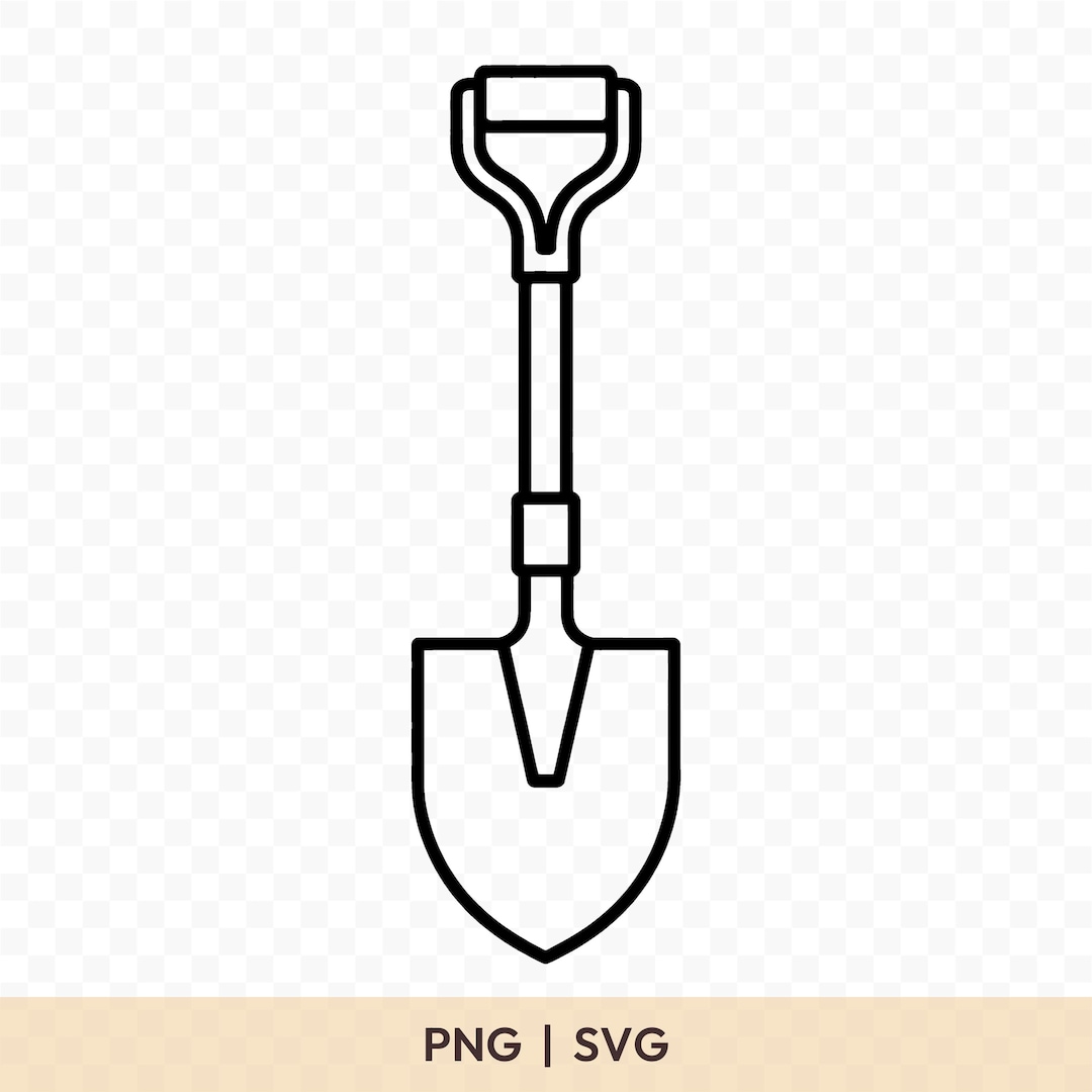 Shovel SVG: Shovel Cut File, Shovel PNG, Spade SVG, Shovel Cricut ...