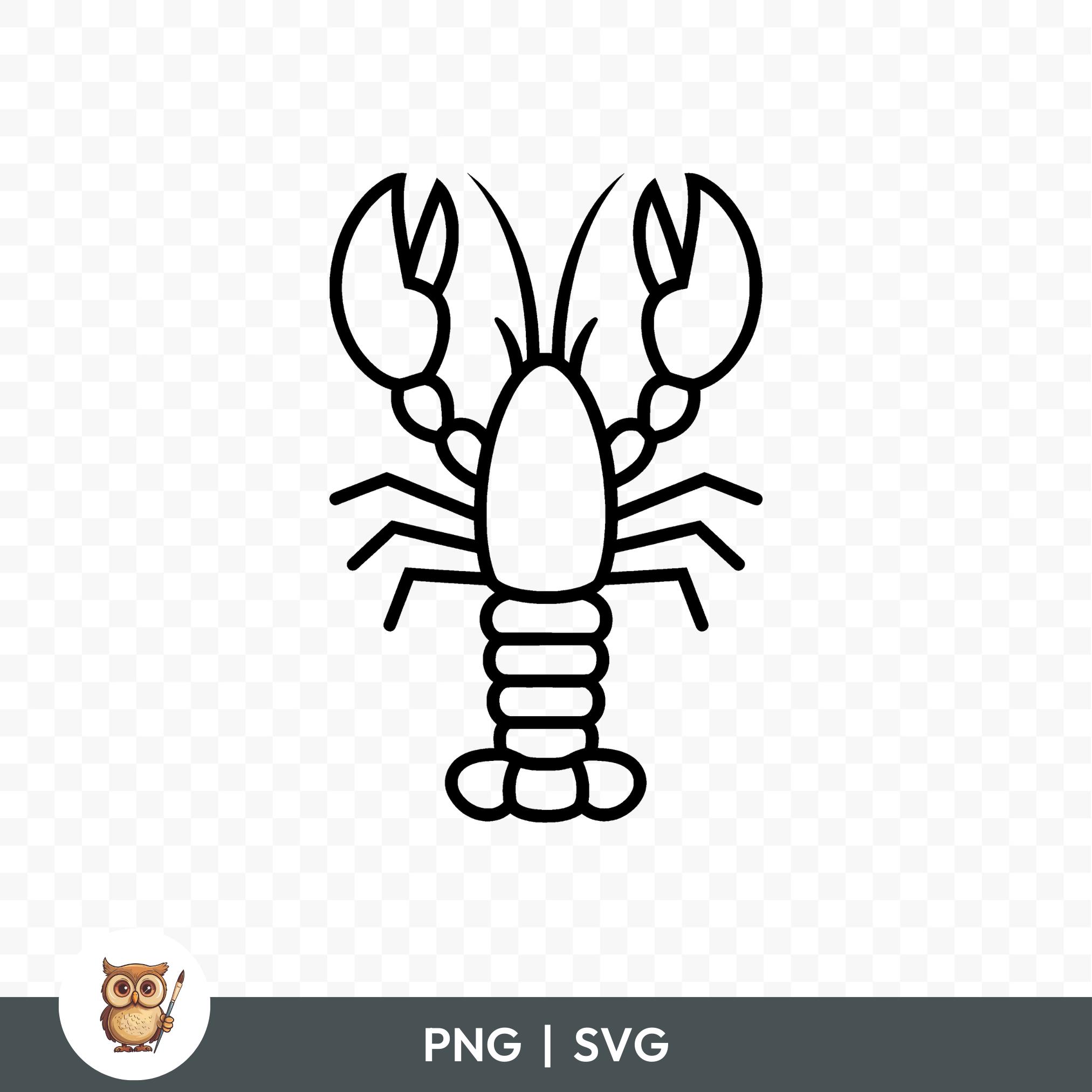 Lobster SVG Bundle, Lobster Outline Clipart, 15 Lobster Cut Files for ...