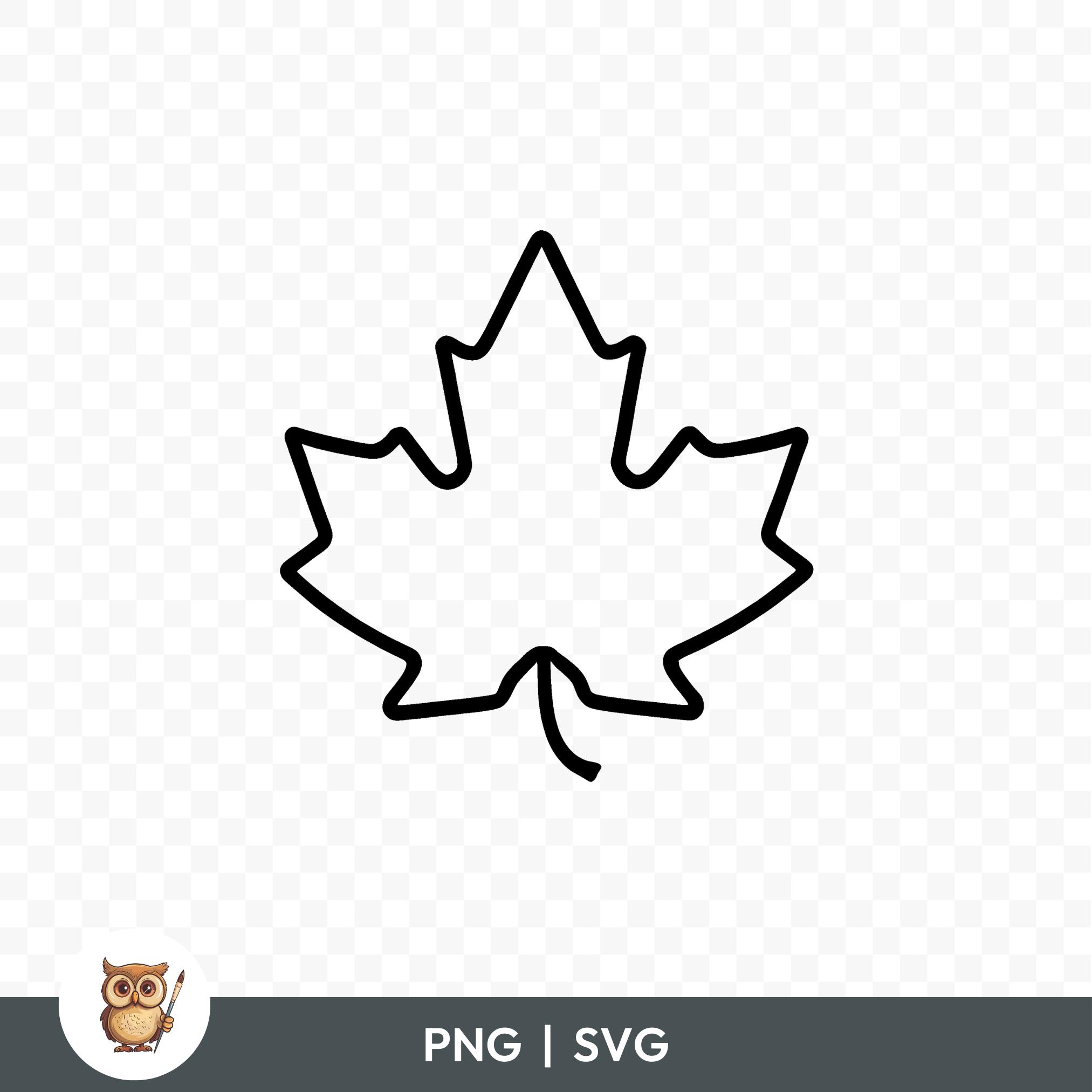 Maple Leaf SVG Bundle, Maple Leaf Outline Clipart, 15 Maple Leaves Cut ...