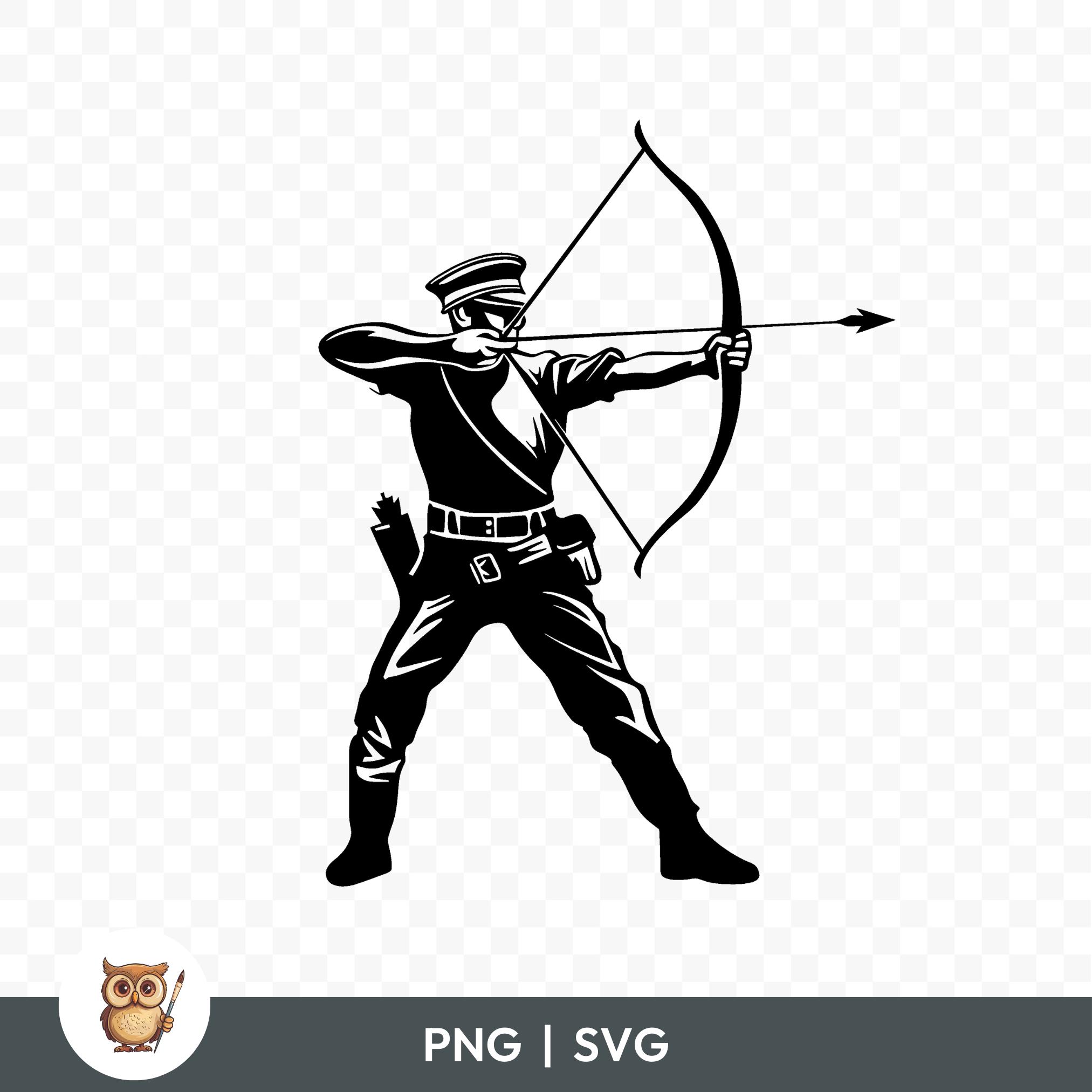 Archer SVG Bundle, Archer Clipart, 15 Archery Cut Files for Cricut, PNG ...