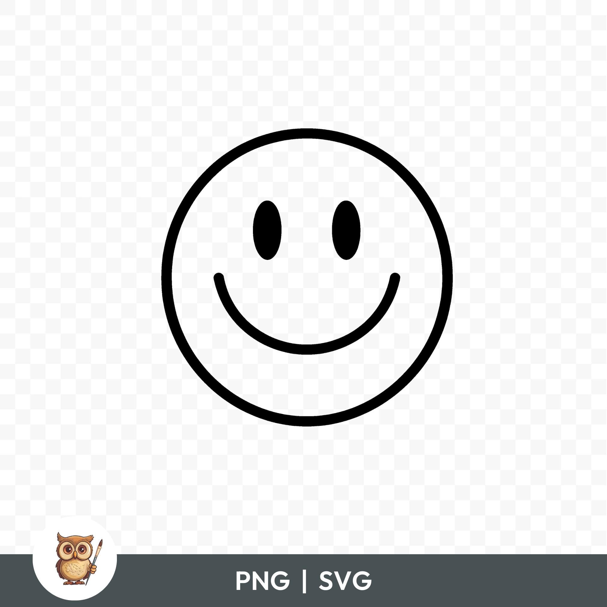 Smile Emoji SVG Bundle, Smiling Face Clipart, 15 Smile Cut Files for ...
