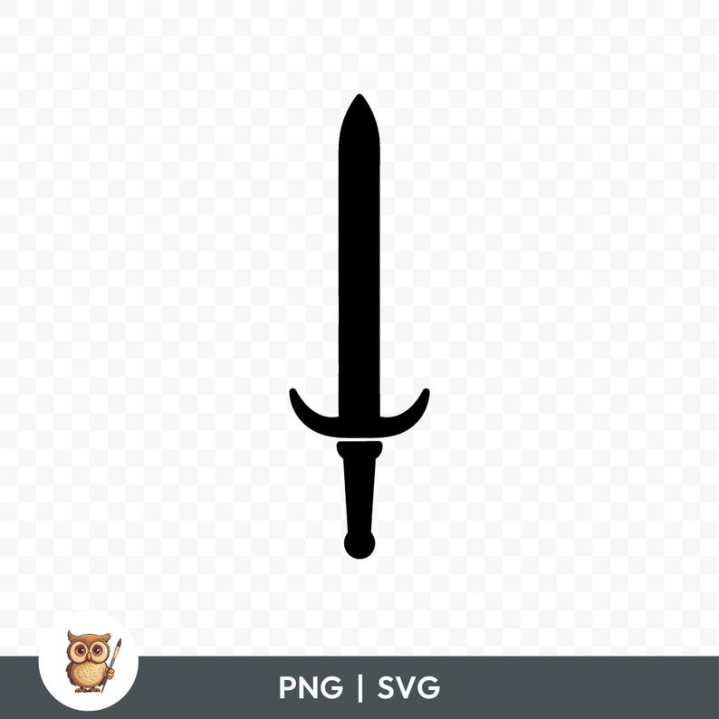 Paquete SVG de silueta de espada, clipart de silueta de espada, 15 ...
