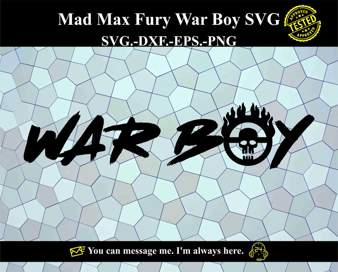 Mad Max Fury War Boy SVG Vector - Etsy