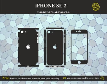 Iphone Skin Template - Etsy