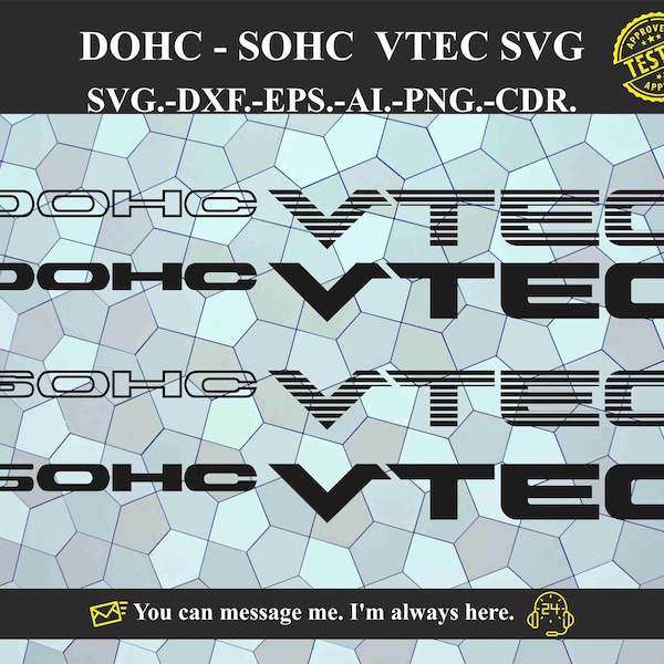 Dohc Vtec Svg - Etsy