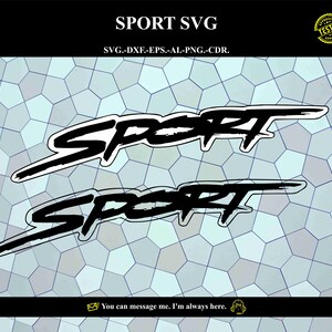 Sport Sticker SVG Vector - Etsy