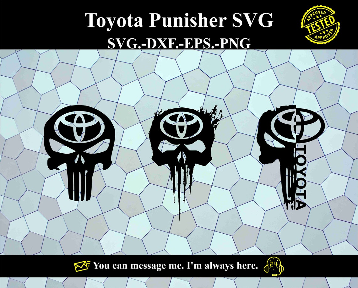 Toyota Punisher SVG Vector - Etsy