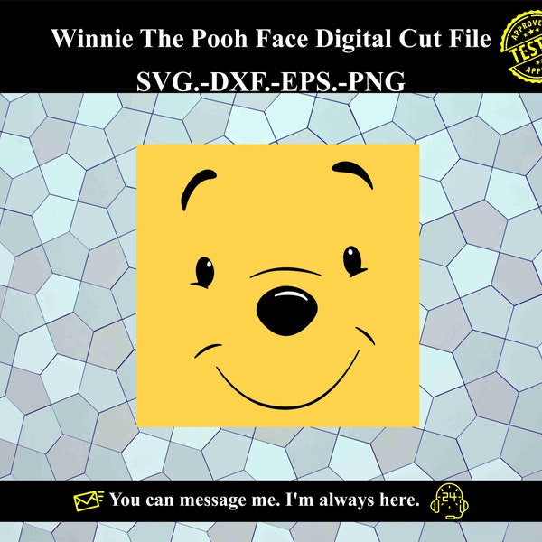 Pooh Face Svg - Etsy