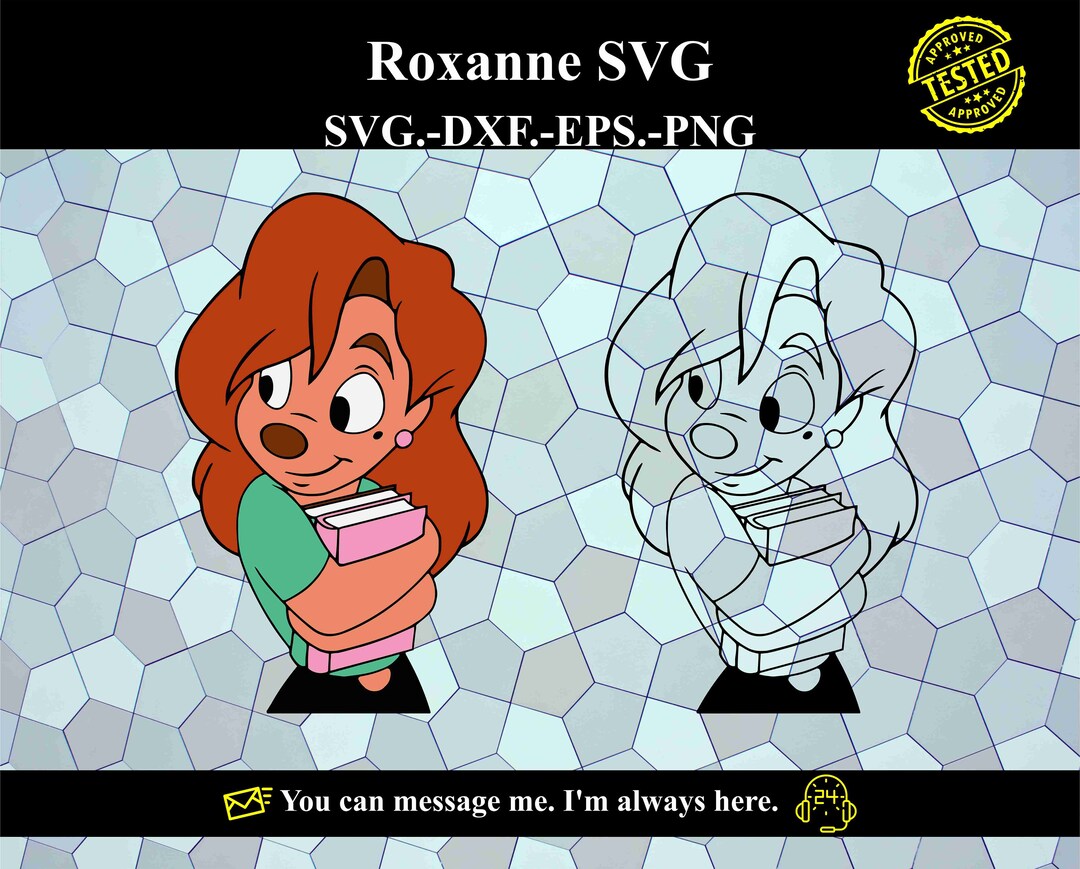 Roxanne SVG Vector I Saved the Drawings One by One. - Etsy
