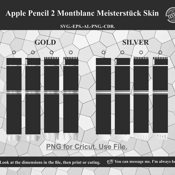 Apple Pencil Skin Svg - Etsy