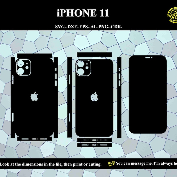 iPhone Skin Svg - Etsy