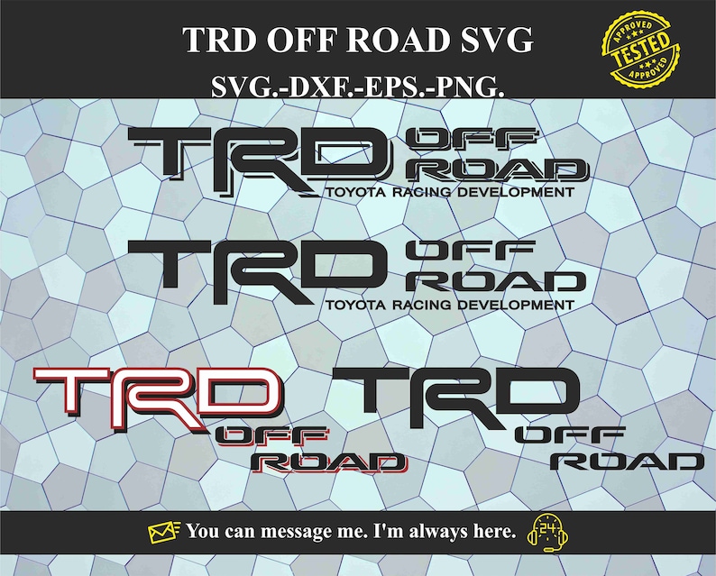 TRD OFF ROAD Svg Vector - Etsy