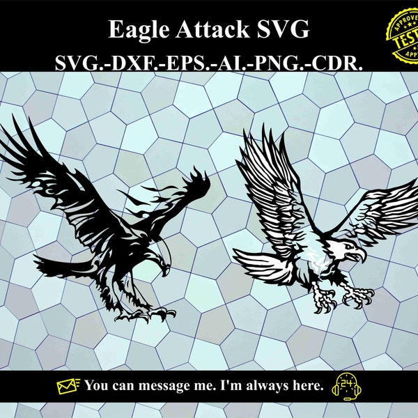 Eagle Attack Vector - Etsy UK