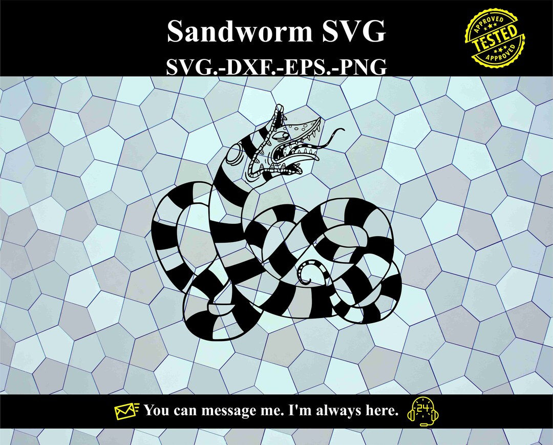 Sandworm Svg Vector - Etsy