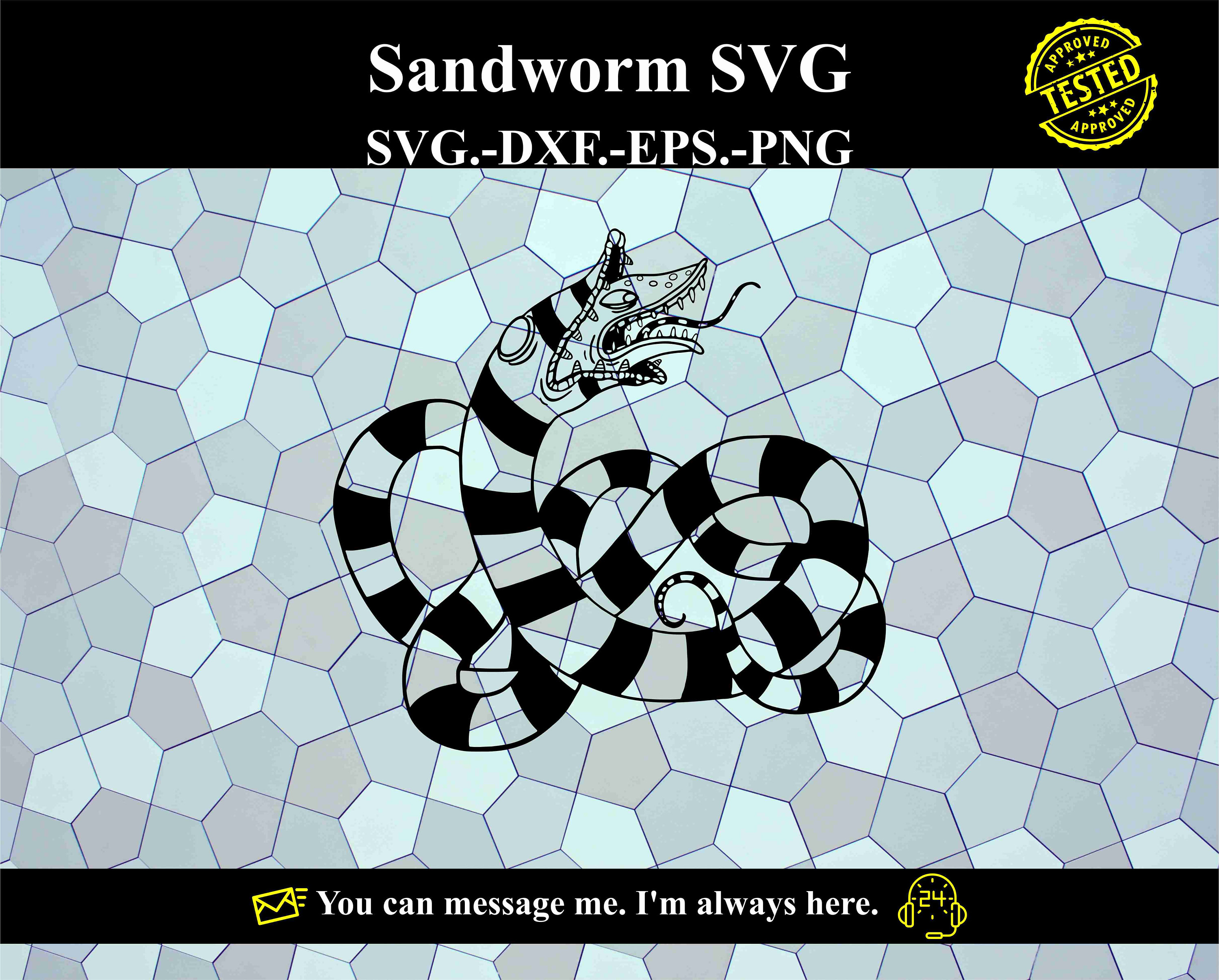Sandworm Svg Vector - Etsy